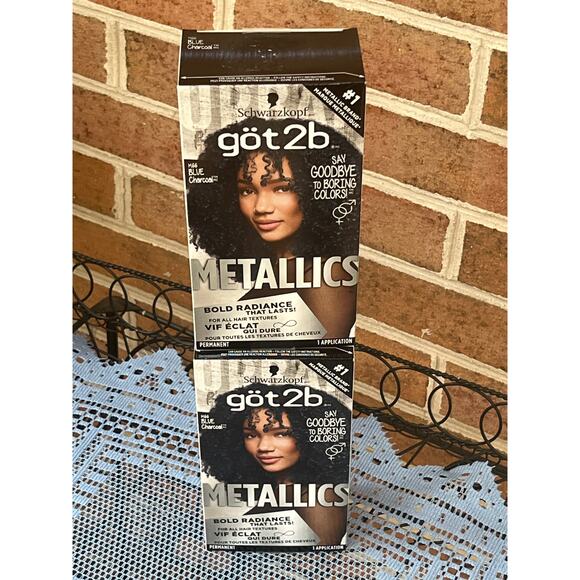 Got2b Metallics | Hair | Got2b Metallics Blue Permanent Hair Color Kit ...
